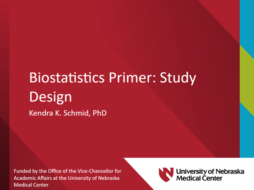 Biostatistics Primer – Study Design | E-Gallery | University of ...
