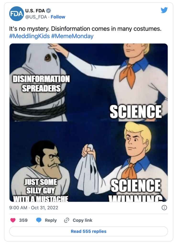 Memes, Tweets, Snark Are the FDA’s New Public Health Weapons | The ...