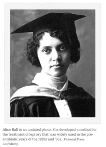 Overlooked No More: Alice Ball, Chemist Who Created a Treatment for ...