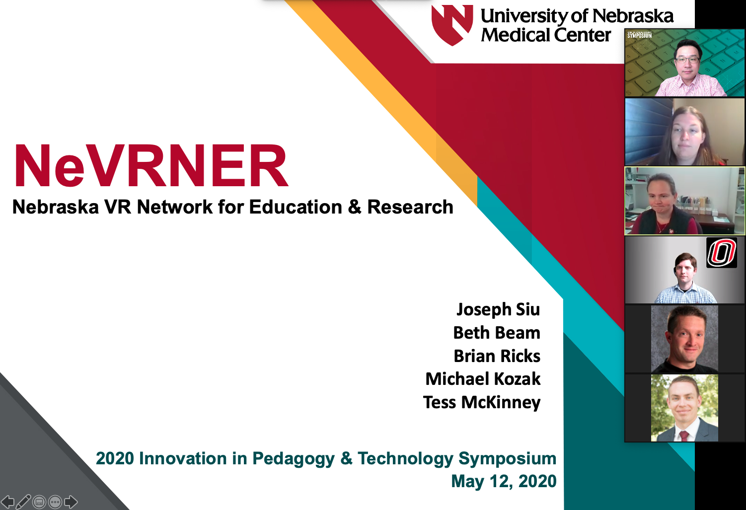 Go NeVRNER Teams at the virtual symposium 2020 - Nebraska VR Network ...