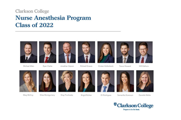 Congratulations to Clarkson College SRNA class | Newsroom | University ...