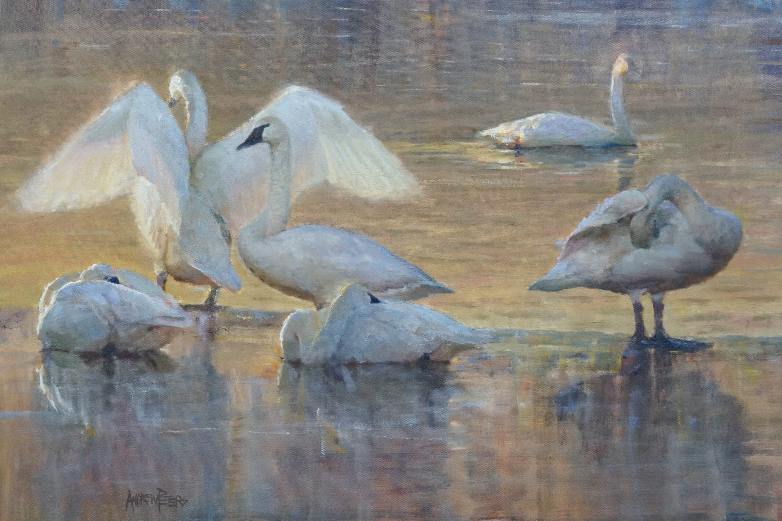 Cancer center hosts Andrew Peters painting exhibition | Newsroom ...