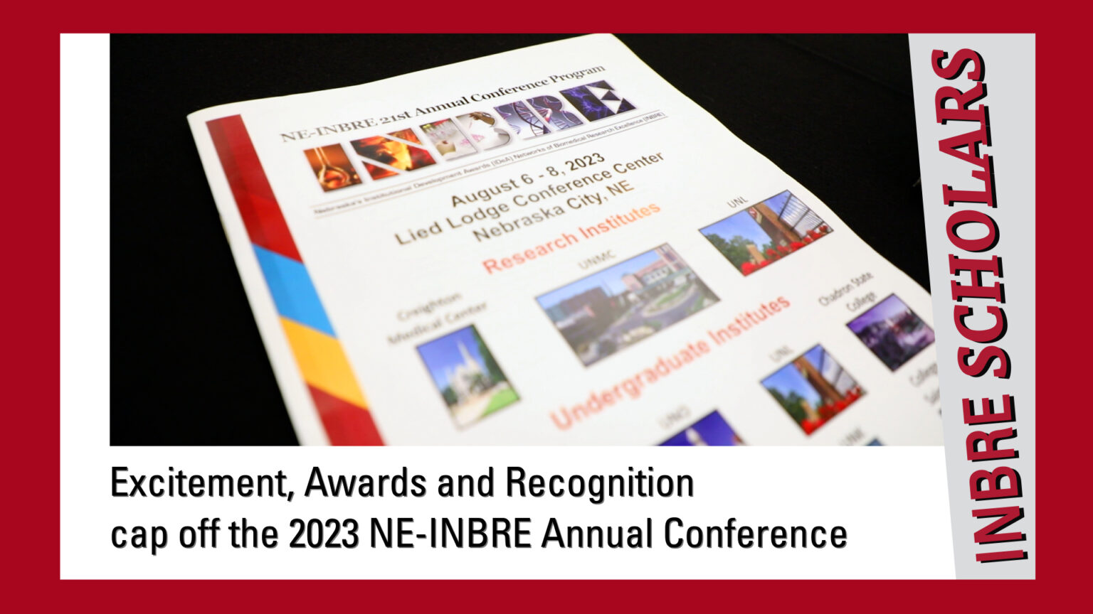 Excitement, awards and recognition cap off the 2023 NE-INBRE Annual ...
