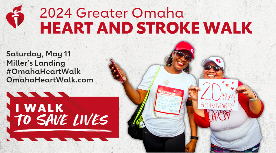 Register now for the Greater Omaha Heart & Stroke Walk | Newsroom ...