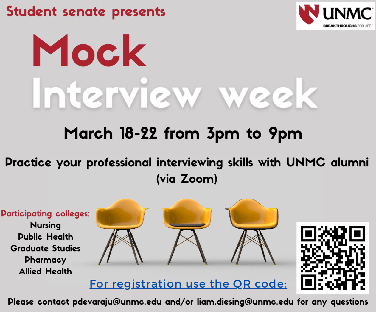 Student Senate offering mock interviews | Newsroom | University of ...