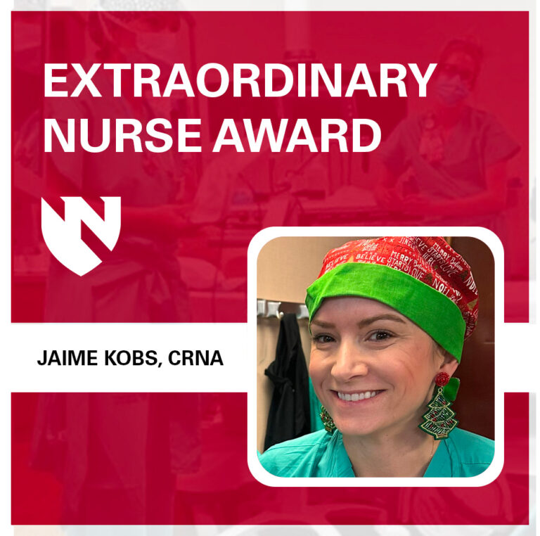 CRNA Jaime Kobs earns Extraordinary Nurse Award | Newsroom | University ...