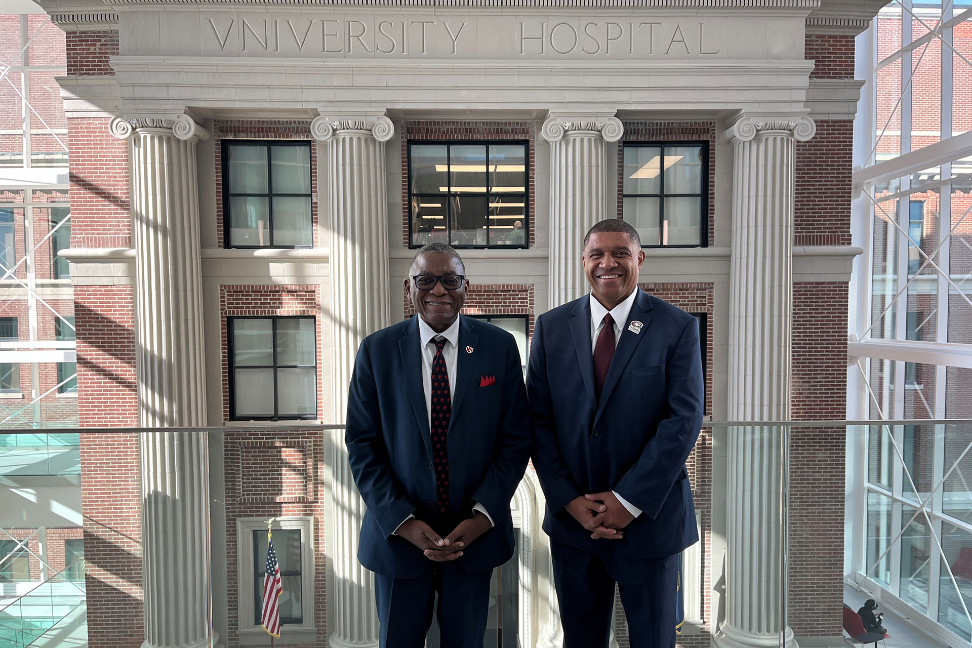 Chadron State President Ron K. Patterson visits UNMC | Newsroom ...