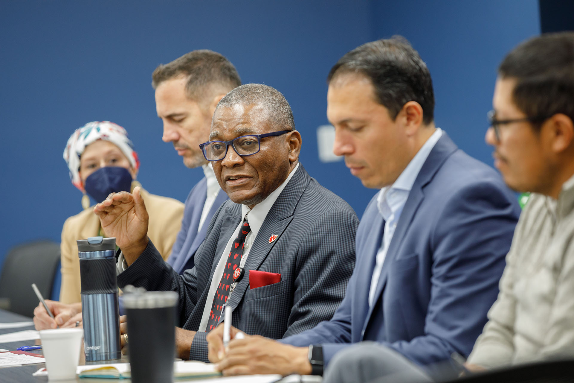 South Omaha leaders host meeting with Dr. Davies, UNMC officials ...