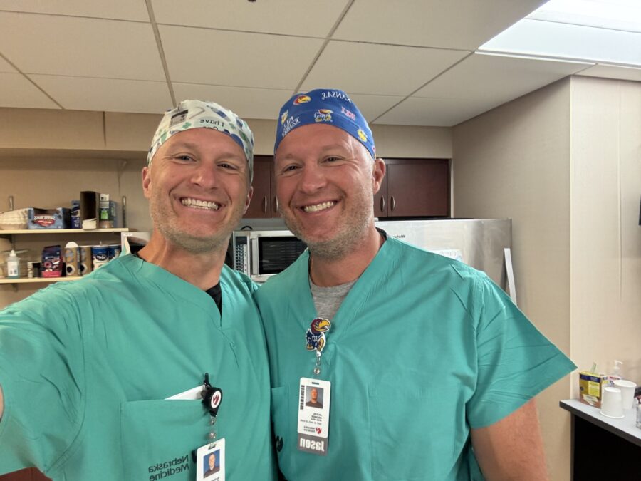 Seeing double: CRNAs Jason and Nathan Cromer | Newsroom | University of ...
