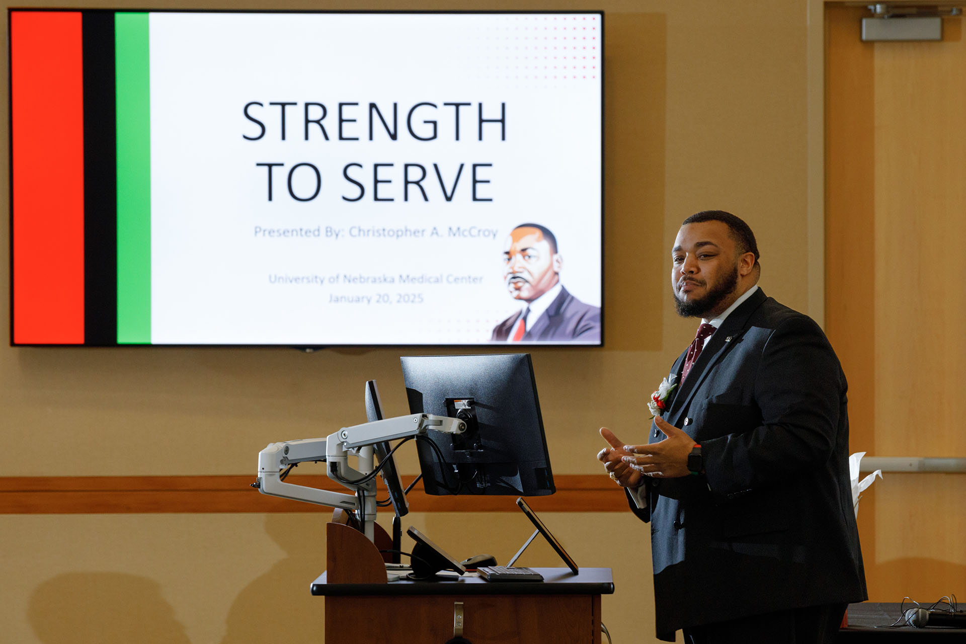 At MLK program, McCroy promotes 'journey of service' | Newsroom ...
