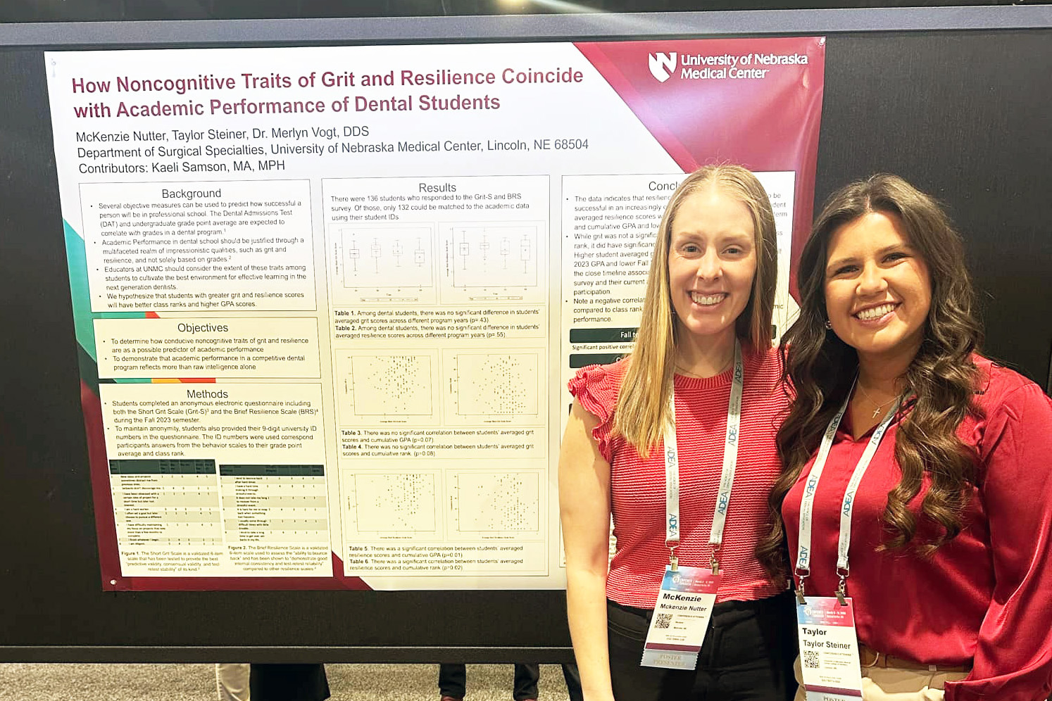 McKenzie Nutter and Taylor Steiner win first place in research ...