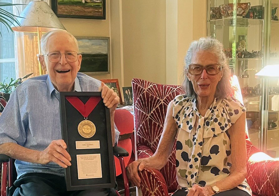 Carl Mammel receives inaugural Scott Medal | Newsroom | University of ...