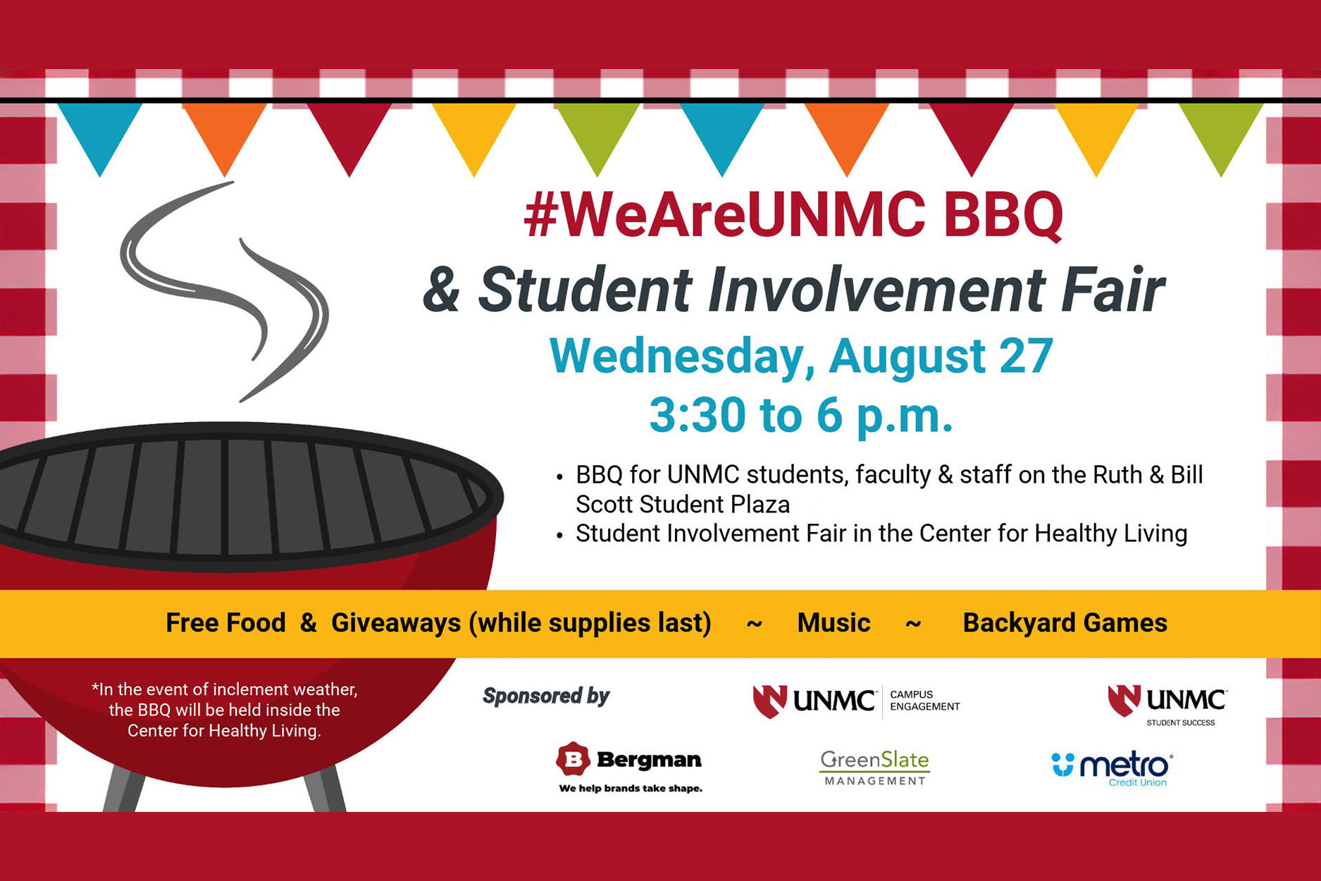 Volunteers needed for #WeAreUNMC BBQ, involvement fair | Newsroom ...