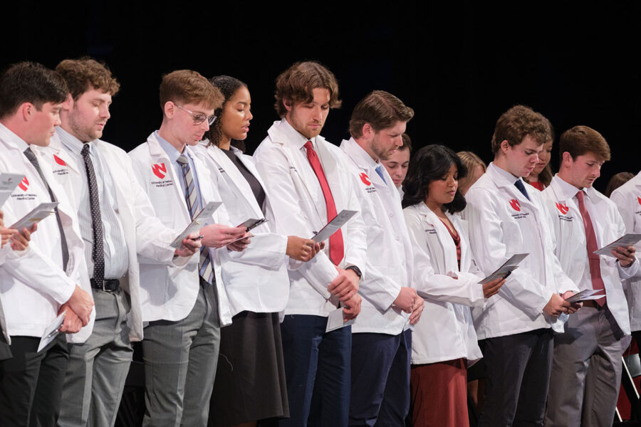 UNMC students don white coats to renew a rite of passage | Newsroom ...