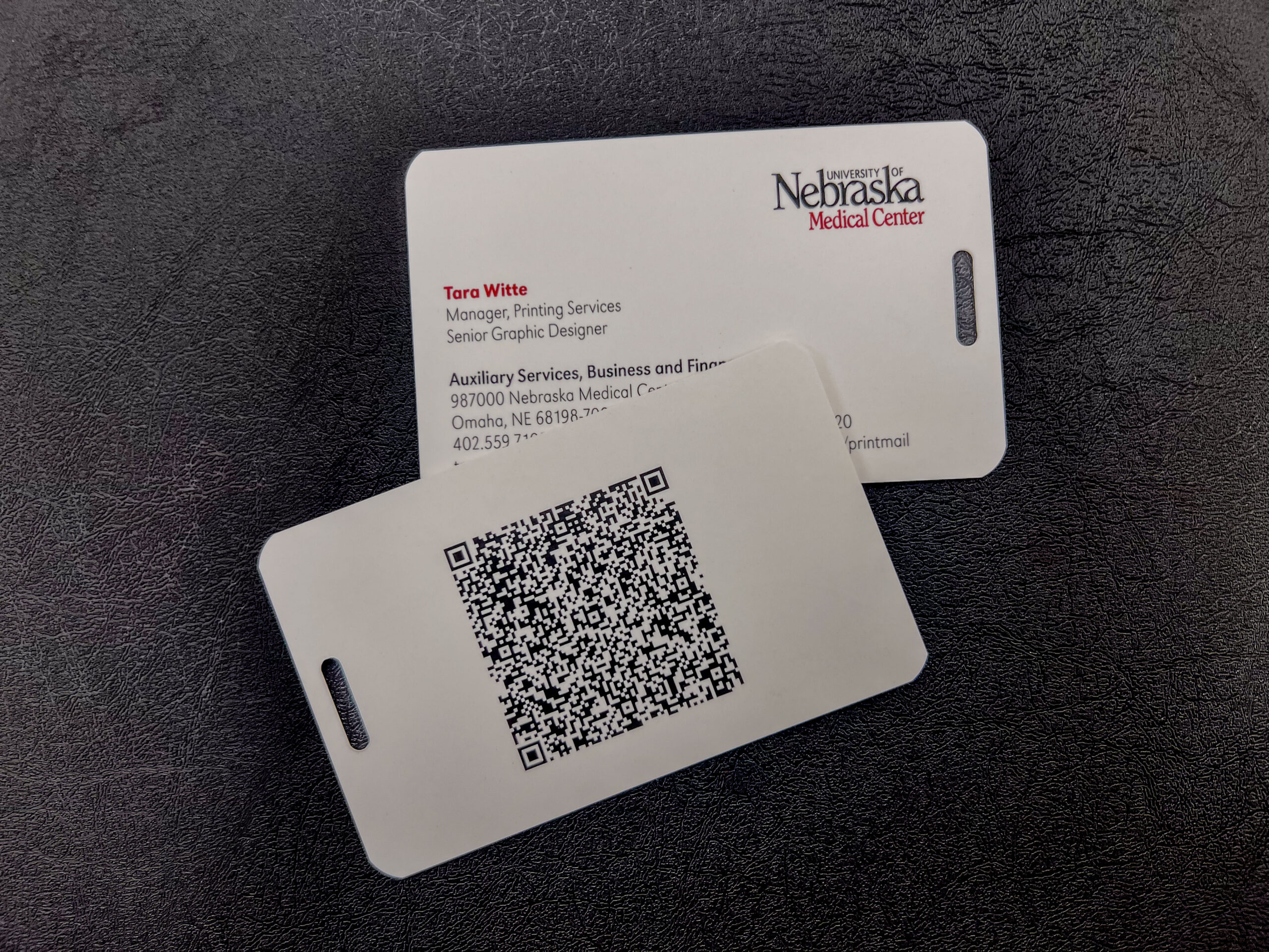 Digital business cards available from UNMC Printing Services | Newsroom ...