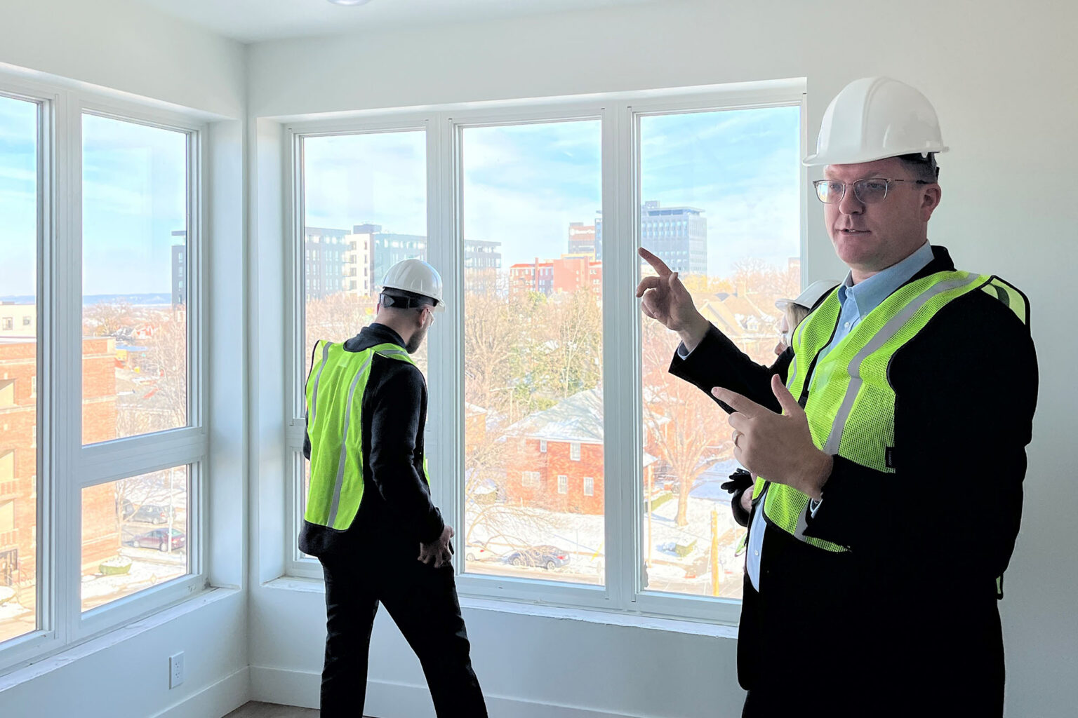 UNMC student leaders get inside look at new residence hall | Newsroom ...
